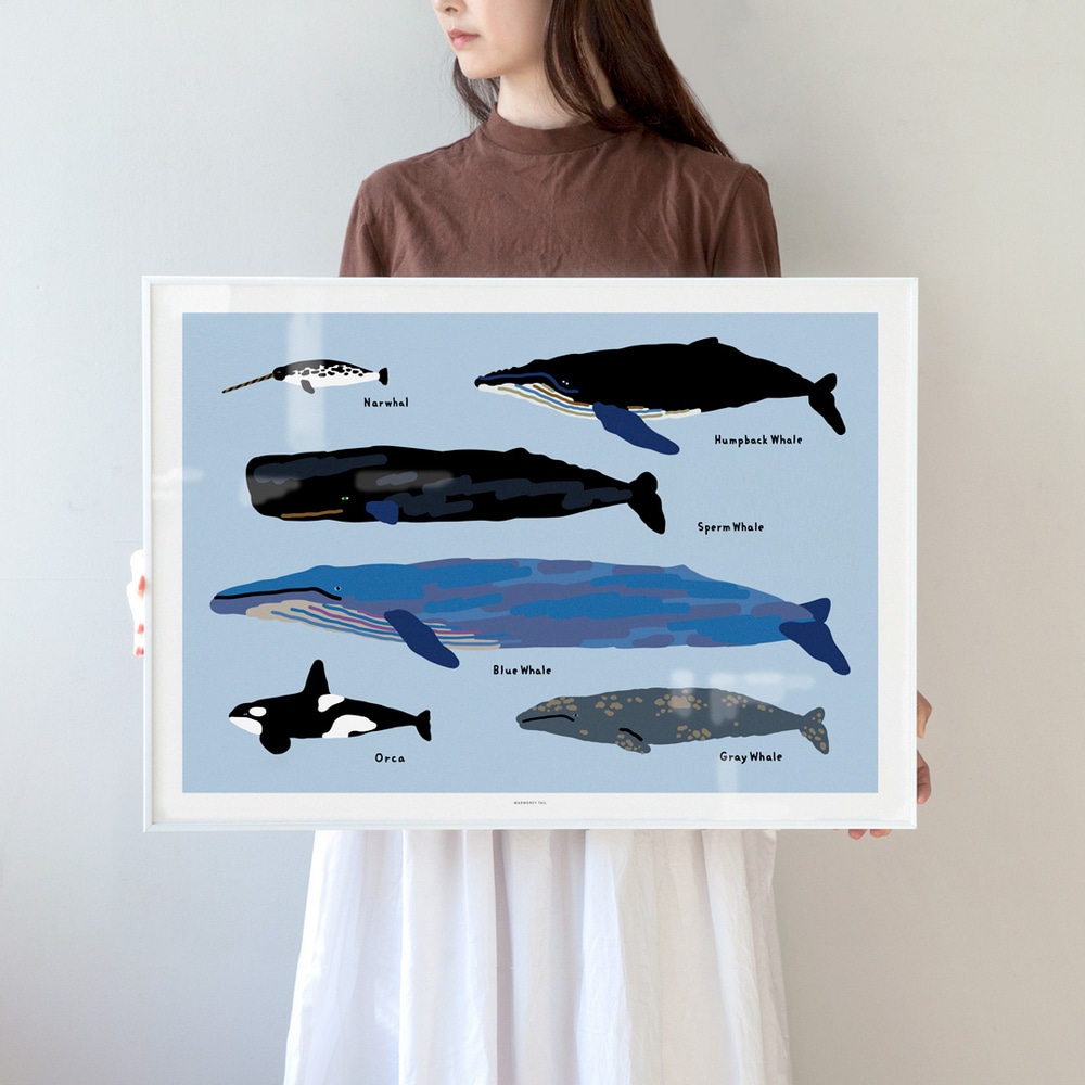 ArtPrint – Whales – Santokki Online